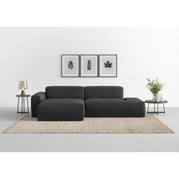 Trendmanufaktur Ecksofa &raquo;Braga, mit hochwertigem Kaltschaum, L-Form, in Cord erh&auml;ltlich&laquo; modernes Sofa, Couch mit hohem Sitzkomfort, 275/72/160 cm (B/