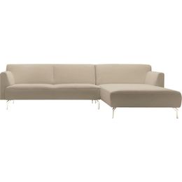 Creation BY ROLF BENZ Ecksofa &raquo;CR.446 elegantes Designsofa mit hohem Sitzkomfort&laquo; in minimalistischer, schwereloser Optik, Breite 275 cm beige