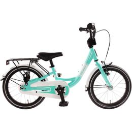 Bachtenkirch Kinderfahrrad &raquo;16" Baxi - aqua&laquo; 1 Gang ohne Schaltung Packung, Alu Kinderfahrrad mit Vollausstattung, erh&auml;ltlich in 14/16/18 Zoll blau Kinderfahrrad