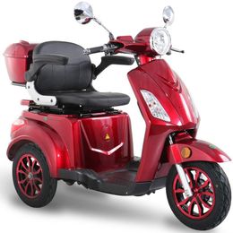 GreenStreet Elektromobil &raquo;E-Mover&laquo; 800 W 20 km/h inkl. Topcase rot StVZO-Zulassung