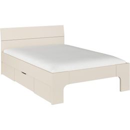 Rauch Bett &raquo;Einzelbett Doppelbett Stauraum Landhausstil MARLENE Breite 120/140 cm&laquo; Breite 90x200 cm oder 140x200 cm, in 2 Breiten mit ger&auml;umigem 