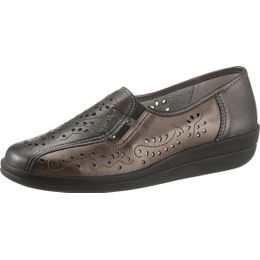 Damen Slipper bronzefarben Gr&ouml;&szlig;e 37