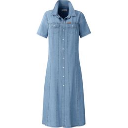 Damen Jeanskleid in A-Form blue-bleached, Gr&ouml;&szlig;e 19
