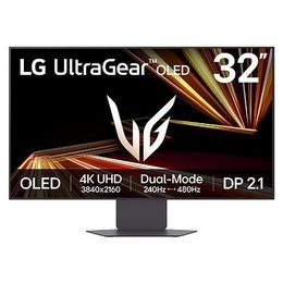 LG 32 &Prime; UltraGear&trade; GX8 DualMode OLED 240 Hz 4KUHD GamingMonitor DCIP3 98,5% (Typ.), VESA DisplayHDR&trade; True Black 400, 0,03ms (GtG), DP 2.1 32GX870AB