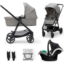 Kinderkraft Kombi-Kinderwagen &raquo;NEWLY 3IN1 MINK PRO&laquo; 22 kg grau Kombi-Kinderwagen