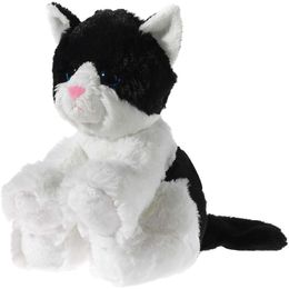 Heunec Kuscheltier &raquo;Glitter Kitty Katzenbaby Schwarz-Wei&szlig;, 24 cm&laquo; schwarz Kuscheltier