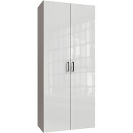 wimex Kleiderschrank &raquo;Mugano,in 3 Breiten, 2 Tiefen, viele Farben, Made in Germany&laquo; in Basic oder Premium Ausstattung, mit kurzen Griffen aus Metall 