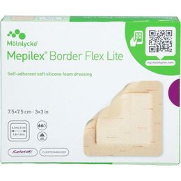 Mepilex Border Flex Lite Schaumverband 7,5x7,5 cm 5 St