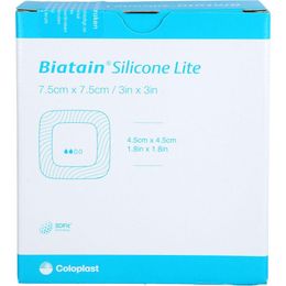 Biatain Silicone Lite Schaumverband 7,5x7,5 cm 10 St