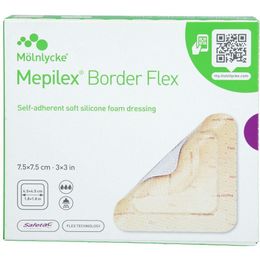 Mepilex Border Flex Schaumverb.haft.7,5x7,5 cm 5 St