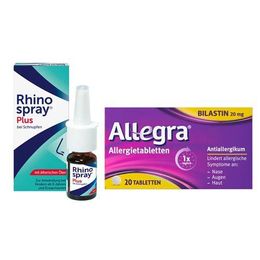 Rhinospray plus b.Schnupfen m.Feindosierer + Allegra Allergietabletten 20 mg Tabletten 1 St