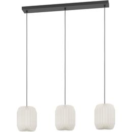 Eglo H&auml;ngeleuchte &raquo;BELGRAVE Pendellampe - Stahl - E27 - 3X40W - IP20&laquo; E27 1 Stk. H&auml;ngelampe, Deckenlampe, Wohnzimmer, Esszimmer, L88 x B18 x H110 cm