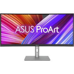 ASUS Curved-LED-Monitor &raquo;PA34VCNV&laquo; 87 cm/34 &prime;&prime; 3440 x 1440 px UWQHD 5 Reaktionszeit 60 Hz Ergonomisches Design mit Neigungs-, Dreh- und H&ouml;henverstellung 