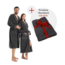 OTTO home Unisex-Bademantel &raquo;Fenya, 330 g/m&sup2;, Premium, Hotelbademantel, Morgenmantel, Sauna & Spa&laquo; 1 Stk. Rei&szlig;verschlusstaschen, weich mit GRATIS-