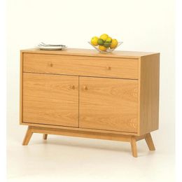WOODMAN Sideboard &raquo;Bj&oacute;rgvin&laquo; Kommode, Breite 100 cm, im skandinavischen Design, FSC braun