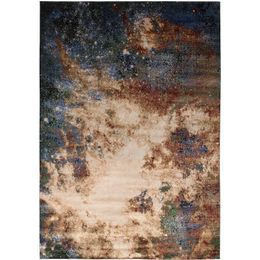 WK Wohnen Teppich &raquo;LUXURY FOUR&laquo; rechteckig 7 mm H&ouml;he fein eingefasst, sowie speziell veredelt, besonders flache Struktur bunt Modal, Polyester B : 