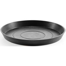 Ecopots Blumentopfuntersetzer &raquo;ROUND SAUCER Dark Grey&laquo; BxTxH: 36,5x36,5x3,5 cm grau Kunststoff