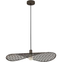 Eglo H&auml;ngeleuchte &raquo;SWABY Pendellampe - Stahl - E27 - 1X60W - IP20&laquo; E27 1 Stk. H&auml;ngelampe, Deckenlampe, Wohnzimmer, Esszimmer, H200 x &Oslash;80 cm