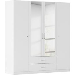 Rauch Kleiderschrank &raquo;Schrank Garderobe Garderobenschrank Putzschrank W&auml;scheschrank BERGHEIM&laquo; Breiten 91/136/181 cm, H&ouml;he 197 cm, 2 Au&szlig;enschubladen, 