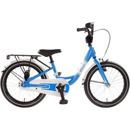 Bachtenkirch Kinderfahrrad &raquo;18" Baxi - blau&laquo; 1 Gang ohne Schaltung Packung, Alu Kinderfahrrad mit Vollausstattung, erh&auml;ltlich in 14/16/18 Zoll blau Kinderfahrrad