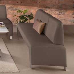 exxpo - sofa fashion Polsterbank &raquo;Intenso, Sitzbank, Breite 182 cm, wahlweise in Leder oder Textil&laquo; hohe Bodenfreiheit, frei im Raum stellbar, hoher 