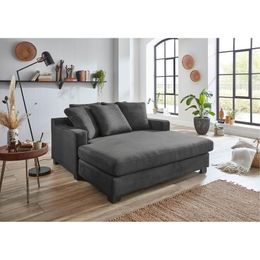 ATLANTIC HOME COLLECTION XXL-Sessel &raquo;Nobel&laquo; Megasessel, Loveseat, inkl. 5 R&uuml;ckenkissen, frei im Raum stellbar grau