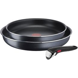 Tefal Pfannen-Set &raquo;Ingenio XL Force, Pfannenset abnehmbarer Griff, Antihaftversiegelung&laquo; Aluminium Set, 2x Pfannen &Oslash; 24/28 cm, 1x abnehmbarer Griff, Made in