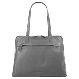Betty Barclay Damen Shopper echt Leder schwarz