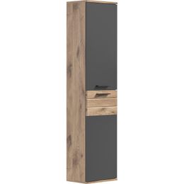 Welltime Midischrank &raquo;Riga, Breite 37 cm, 2 T&uuml;ren, 2 Einlegeb&ouml;den, 1 Konstruktionsboden&laquo; T&uuml;ranschlag wechselbar, Badm&ouml;bel, Badschrank, Schrank,Bad, 