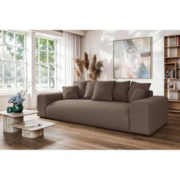 Home Affaire Big-Sofa &raquo;LAKESIDE 3-Sitzer Schlafsofa mit Bettkasten, Breite 256,5 cm&laquo; Liegefl&auml;che 168,5x195 cm, hoher Sitzkomfort, Ma&szlig;e B/T/H: 256/122/