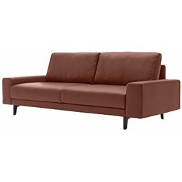 Creation BY ROLF BENZ 2-Sitzer &raquo;CR.450, Designsofa, Loungesofa&laquo; Armlehne breit niedrig, Alugussf&uuml;&szlig;e in umbragrau, Breite 180 cm braun NaturLEDER OSKAR