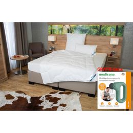 Beco Microfaserbettdecke + Microfaserkissen &raquo;Royal Soft Duo, Bettdecke 135x200 & Kopfkissen 80x80 cm&laquo; 2-in-1 Wohlf&uuml;hlpaket: Bettdecke & Kopfkissen & gratis
