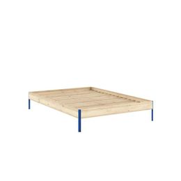 Karup Design Bettgestell &raquo;CORE BED Bodenbett, Holzrahmen, Futonbett, Jugendbett, Holzbett&laquo; Massivholzbett mit Lattenrost, Kiefer massiv, Doppelbett ohne Kopfteil