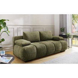 Jockenh&ouml;fer Schlafsofa &raquo;Reno&laquo; mit G&auml;stebettfunktion und Bettkasten, Kuschelstoff Korpus: 100% Polyester;Kissen: 100% Polyester