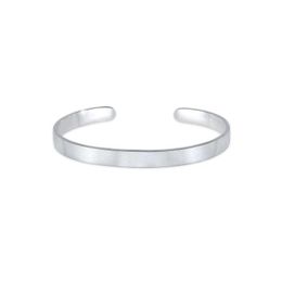 Kuzzoi Herren Armband &raquo;Herren Basic Bangle Matt 925 Silber&laquo;