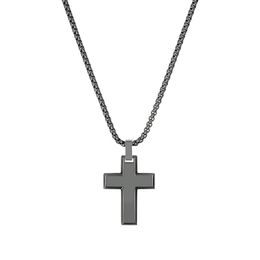 s.Oliver Herren s.Oliver Kette mit Anh&auml;nger &raquo;Schmuck Geschenk, Kreuz&laquo;