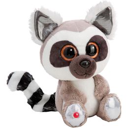 Nici Kuscheltier &raquo;Glubschis, Lemur King Lou 25 cm schlenkernd&laquo; wei&szlig; Kuscheltier