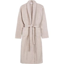 HIP Bademantel &raquo; Bathrobe uni&laquo; Packung, 1x Bademantel, 1 Stk. Schalkragen, G&uuml;rtel, Taschen, Damen & Herren, Velours, Glanz Walkfrottee