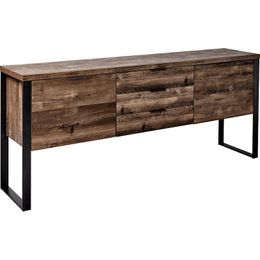 Jahnke Sideboard &raquo;LOOP&laquo; Breite ca. 180 cm braun Holzwerkstoff