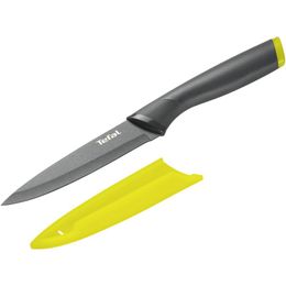Tefal Universalk&uuml;chenmesser &raquo;Fresh Kitchen&laquo; 12 cm, Klingen aus rostfreiem Stahl, Titan-Versiegelung, Klingenschutz Edelstahl, Kunststoff