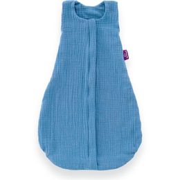 Tr&auml;umeland Babyschlafsack &raquo;Sommerschlafsack LIEBMICH Baumwollmusselin, in den Gr&ouml;&szlig;en 60-110&laquo; blau Bezug: 100% Baumwolle