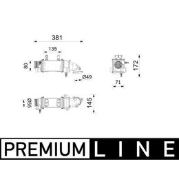 Mahle Ladeluftk&uuml;hler CI 739 000P f&uuml;r SKODA VW SEAT AUDI 04B145749K