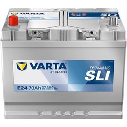 Varta Starterbatterie DYNAMIC SLI 12 V, 70 Ah, 630 A 570413063K262 12V 70Ah 630A f&uuml;r MITSUBISHI VW FIAT / LANCIA TOYOTA SUBARU VOLVO NISSAN JAC OPEL G