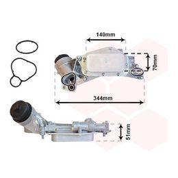 Van Wezel &Ouml;lk&uuml;hler, Motor&ouml;l 37013684 mit Dichtungen f&uuml;r OPEL 5650364 25199751 93186324