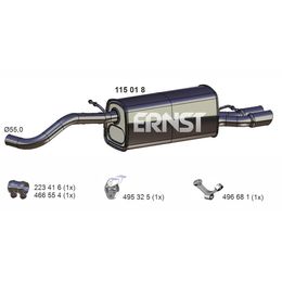Ernst Endschalld&auml;mpfer 115018 f&uuml;r VAG 6R6253609AB 6R6253609P 6R6253609BA