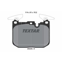 TEXTAR Bremsbelagsatz, Scheibenbremse 2502801 f&uuml;r BMW