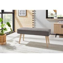 exxpo - sofa fashion Eckbank &raquo;Lungo&laquo; Frei im Raum stellbar grau 100% Polyester