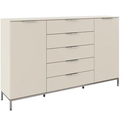 Rauch Kombikommode &raquo;Kommode T&uuml;rkommode Sideboard Kombikommode FLIPP&laquo; Breite 160/180 cm mit 4 Einlegeb&ouml;den, 2-t&uuml;rig mit 5 Schubladen und Soft-Close-