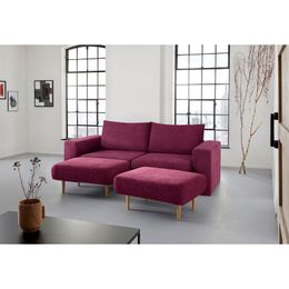 LOOKS by Wolfgang Joop 3,5-Sitzer &raquo;Looksv&laquo; Verwandlungssofa: aus Sofa wird Sofa mit 2 Hockern lila