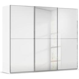Rauch Schwebet&uuml;renschrank &raquo;Kleiderschrank Schrank Garderobe Schlafzimmerschrank SCALE-DUO&laquo; edle zweigeteilte T&uuml;ren Spiegel/Glas-Mix 3 Zierleisten MADE